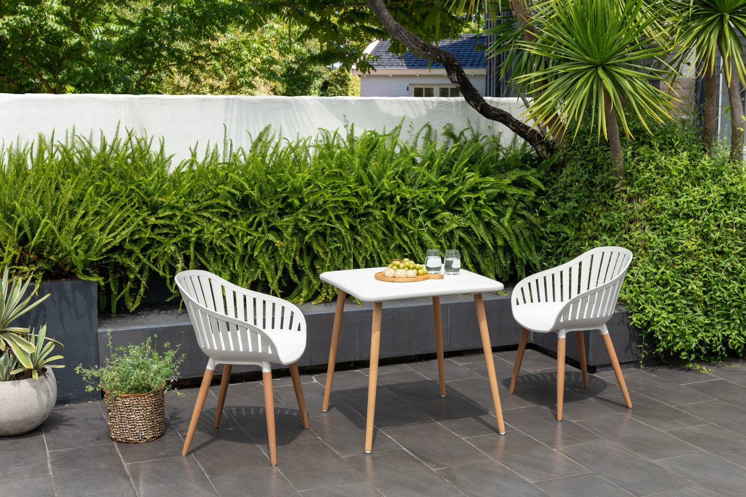 Nassau Square Table – White Social Plastic® – LifestyleGarden US
